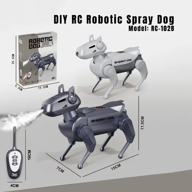 DIY RC Robotic Spray Dog Toy | Build-It Robot Pet